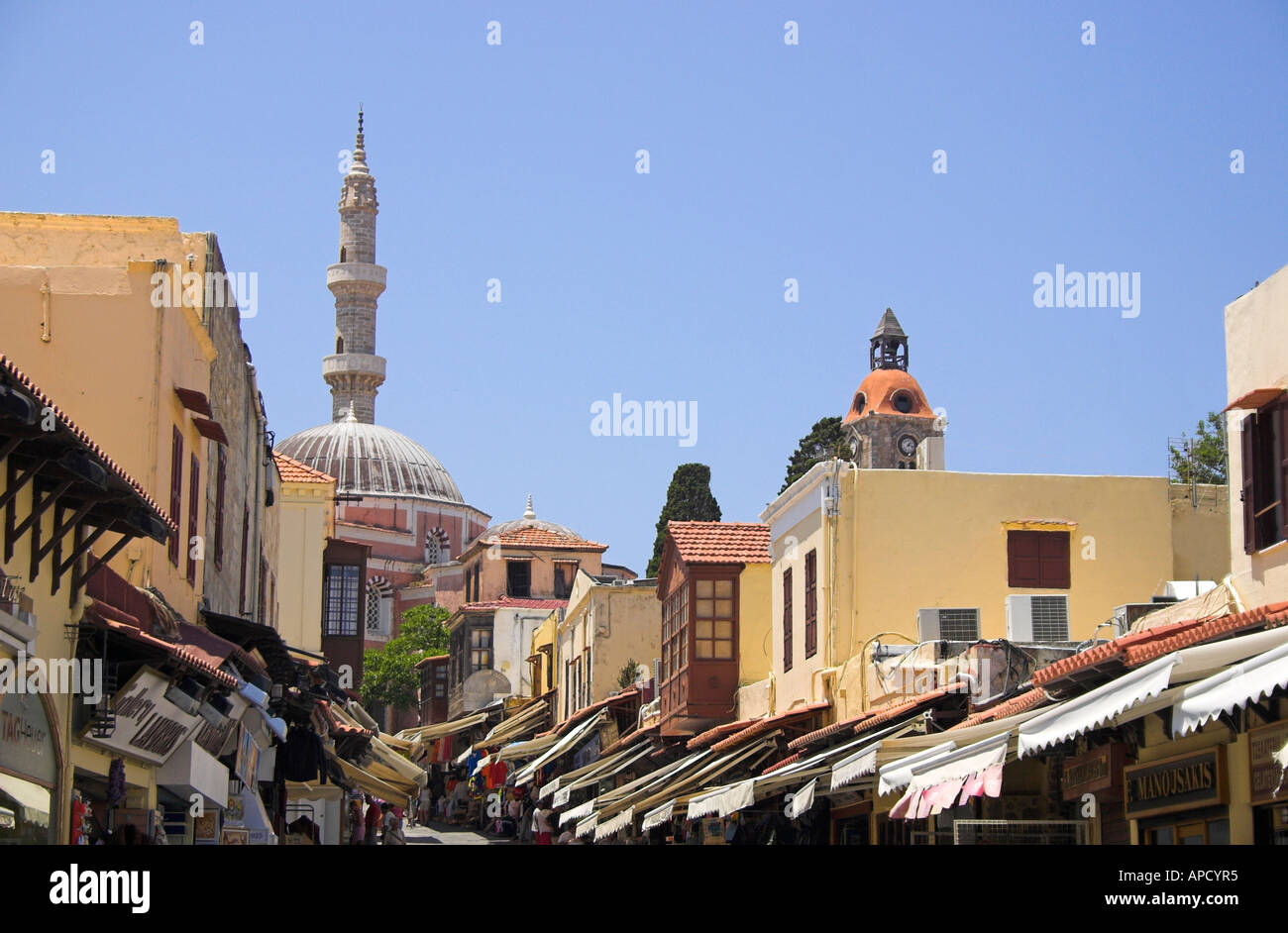Minaret and Mosque Greece Stock Photo - Alamy