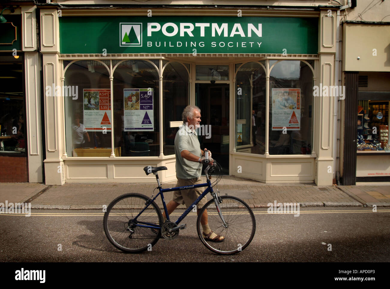 The front of the Portman Building Society on the high street in ...