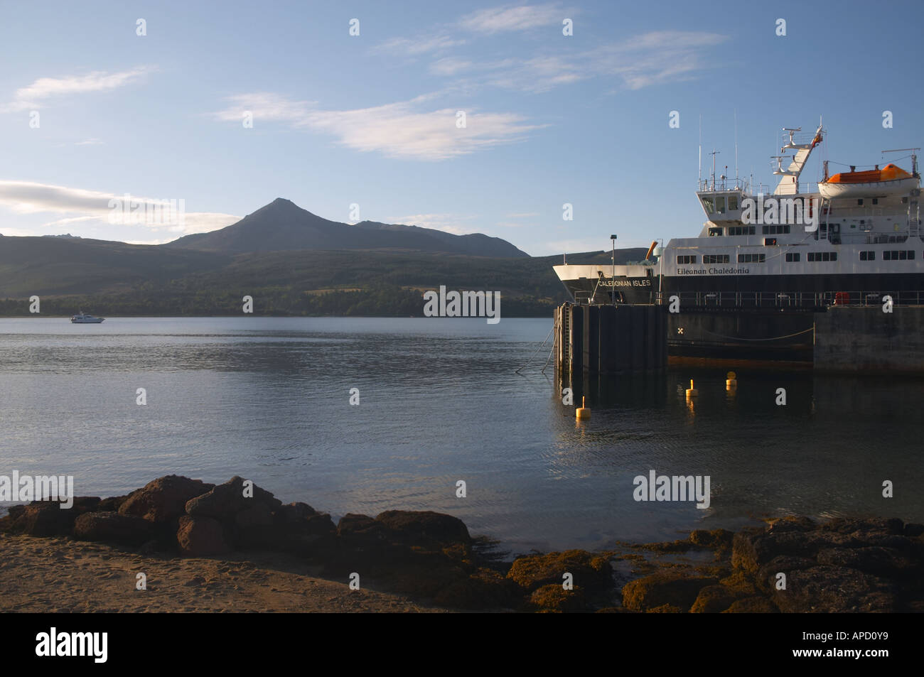 Brodick Harbour Isle of Arran Stock Photo - Alamy