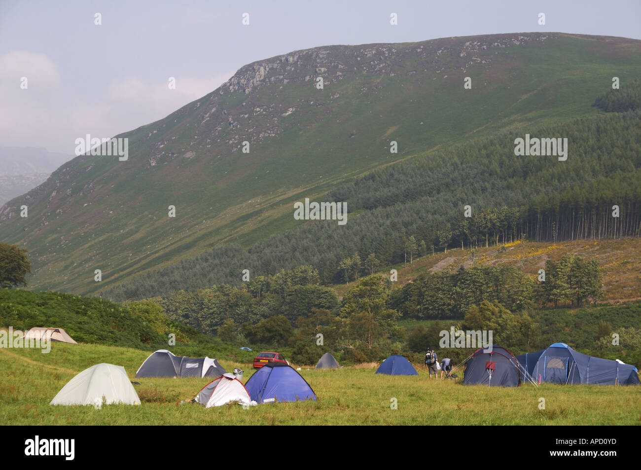 Camping on the Isle of Arran Stock Photo - Alamy