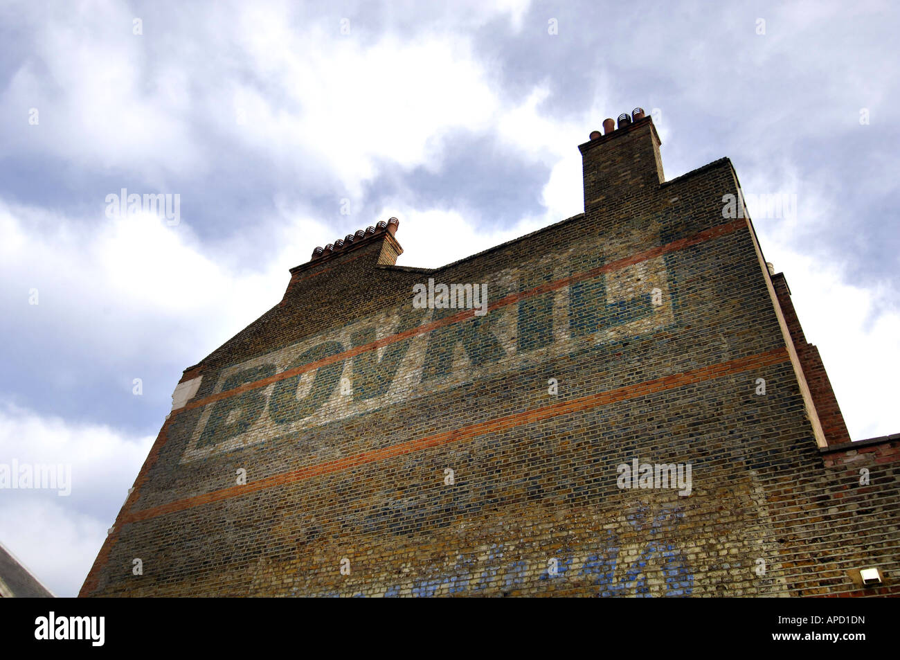 The Old Bovril sign facing Windrush Gardens Brixton London United ...