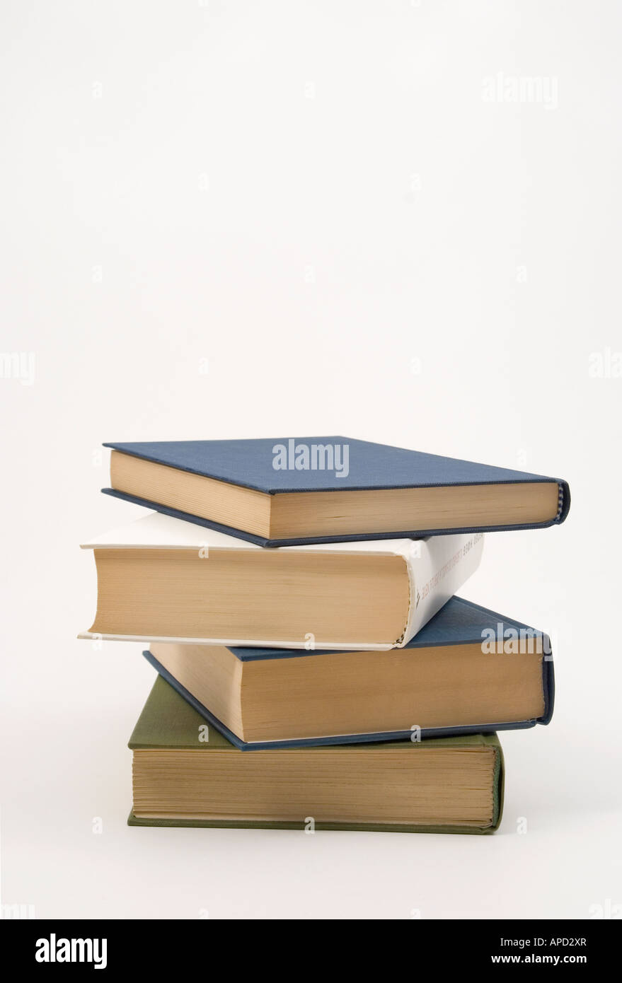 piled old books Stock Photo - Alamy