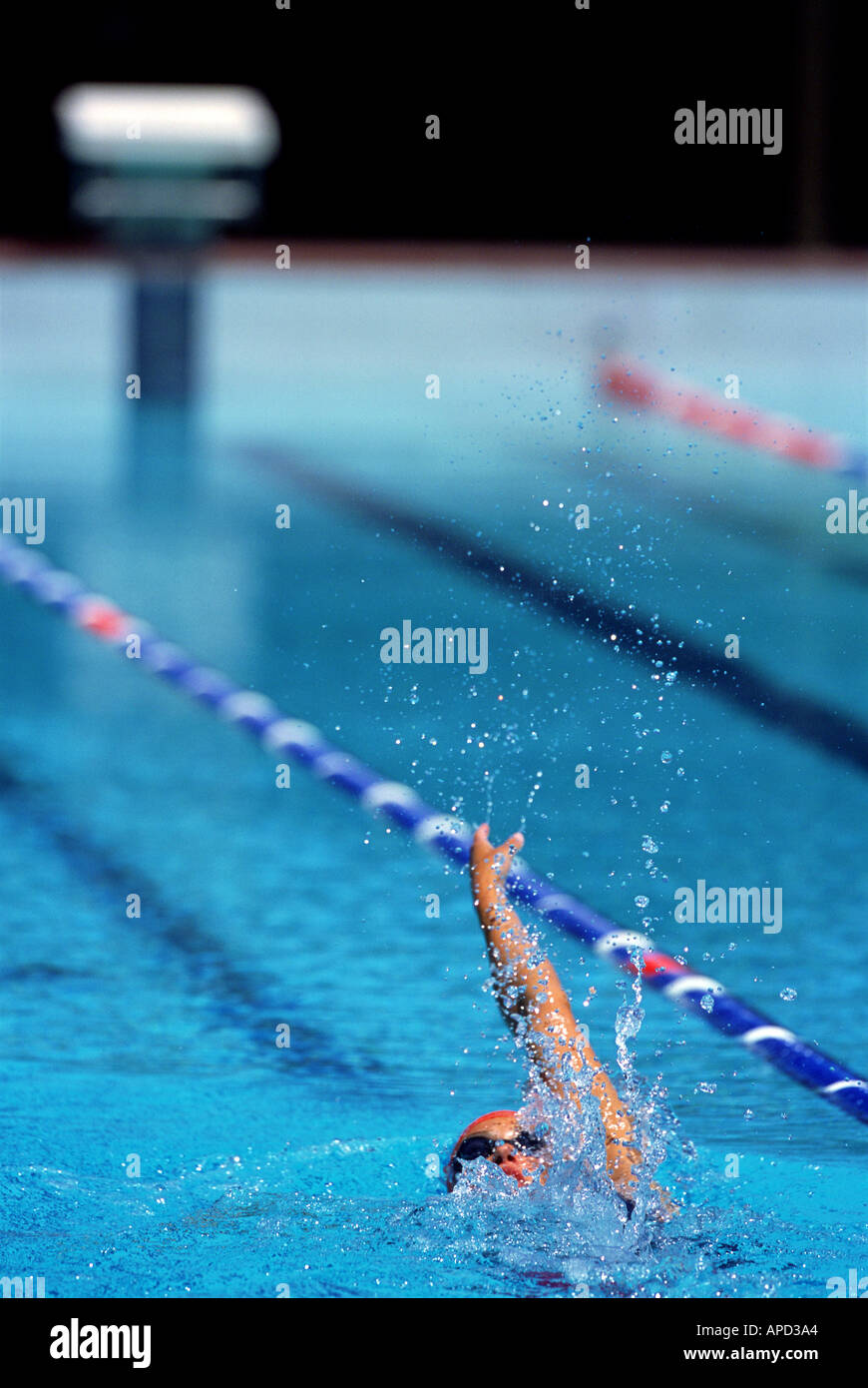 Backstroke man hi-res stock photography and images - Alamy