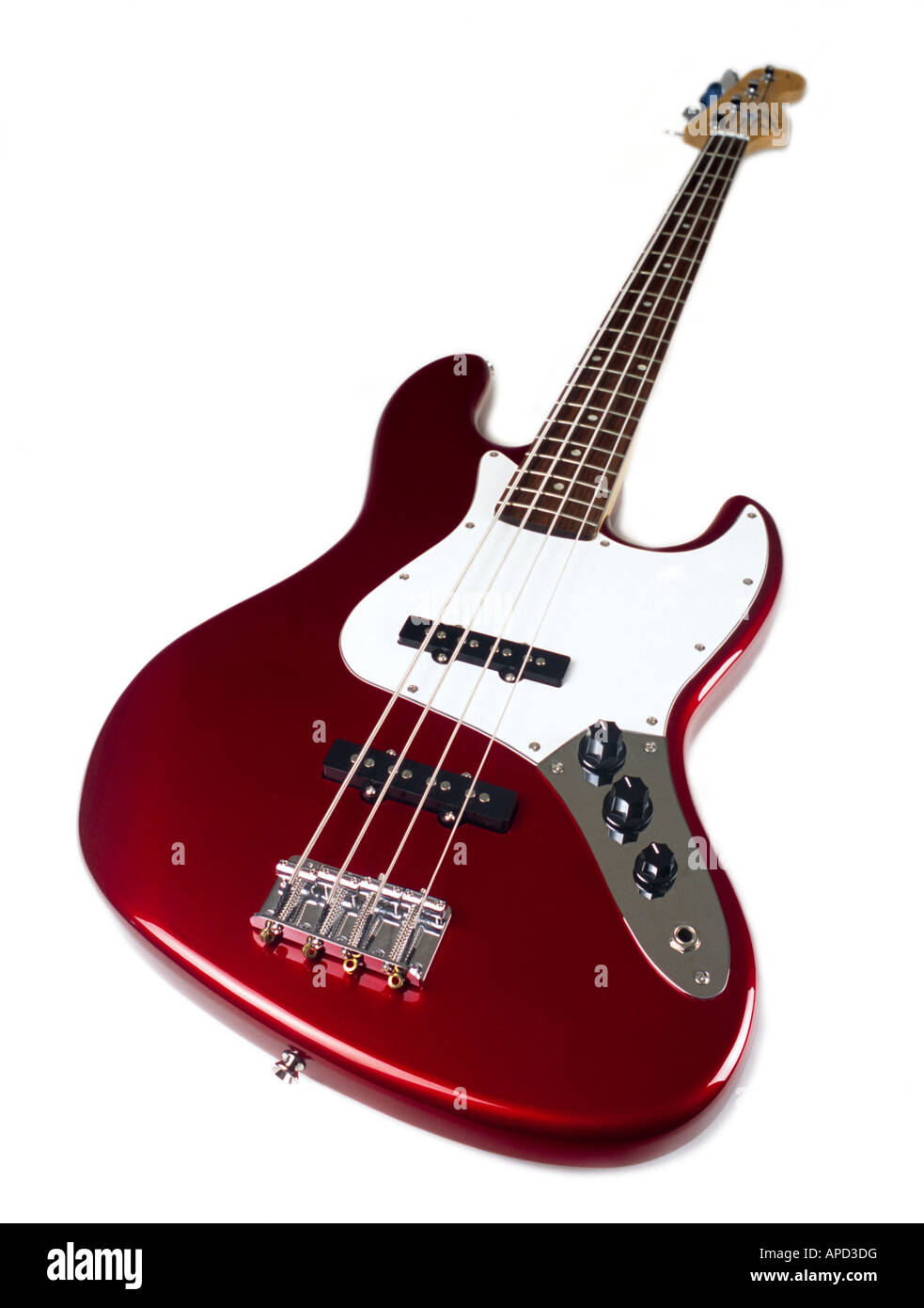 Apd3dg red bass guitar hi-res stock photography and images - Alamy