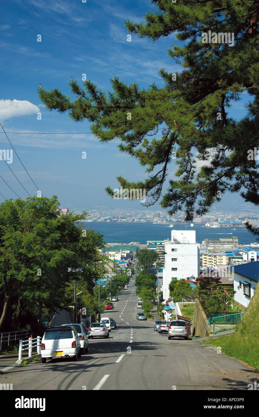Street in Hakodate Hokkaido Japan Stock Photo - Alamy