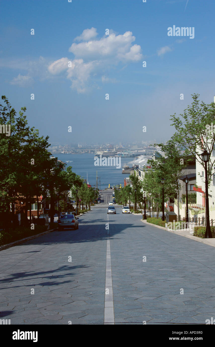 Street in Hakodate Hokkaido Japan Stock Photo - Alamy