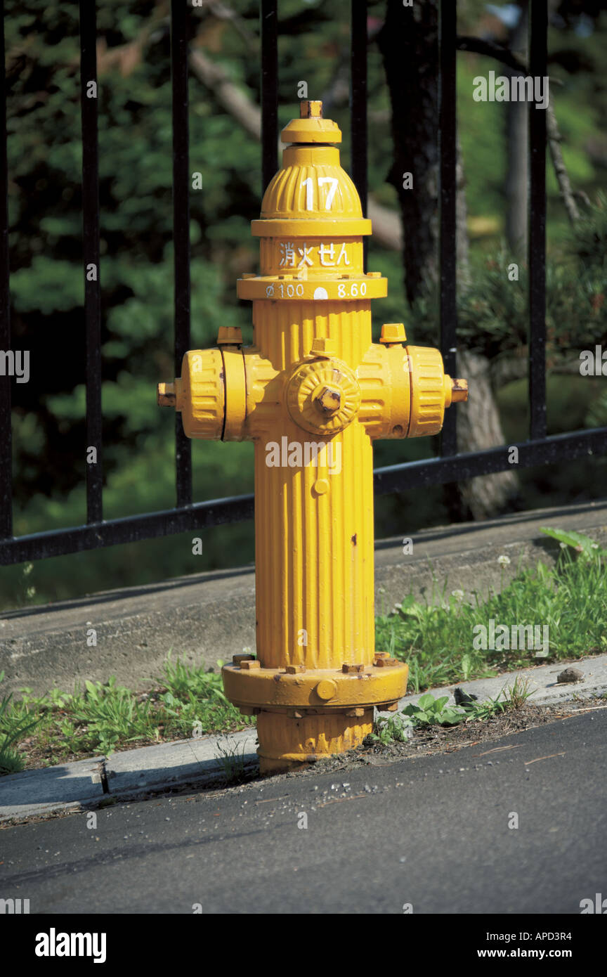 Fire hydrant Hakodate Hokkaido Japan Stock Photo - Alamy
