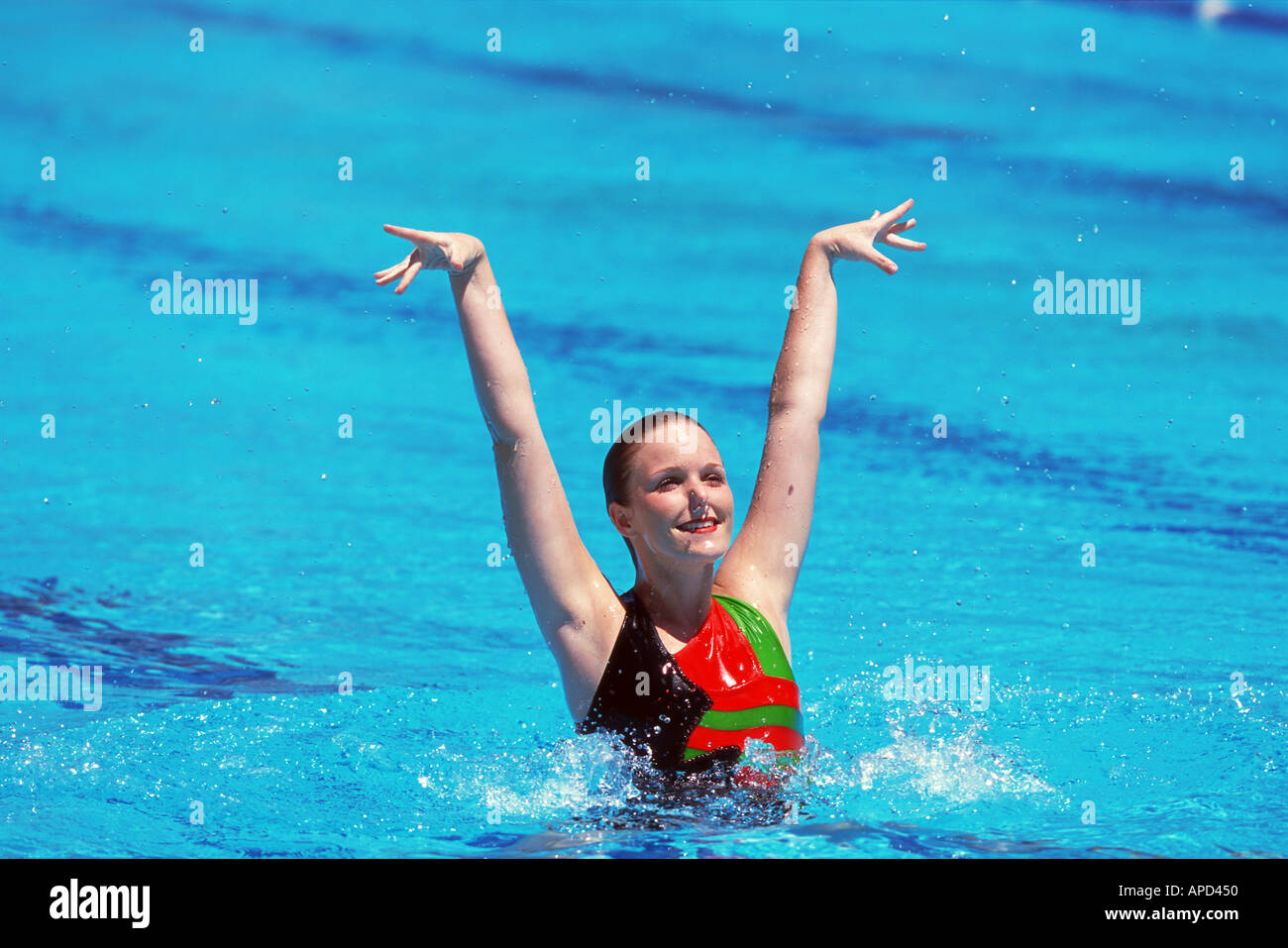Synchronised posing hi-res stock photography and images - Alamy