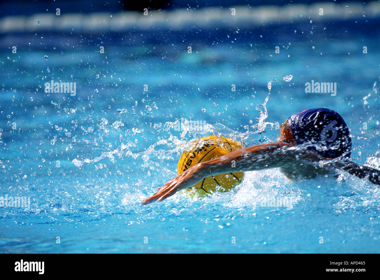 Sport Swimming Water Polo Stock Photo - Alamy