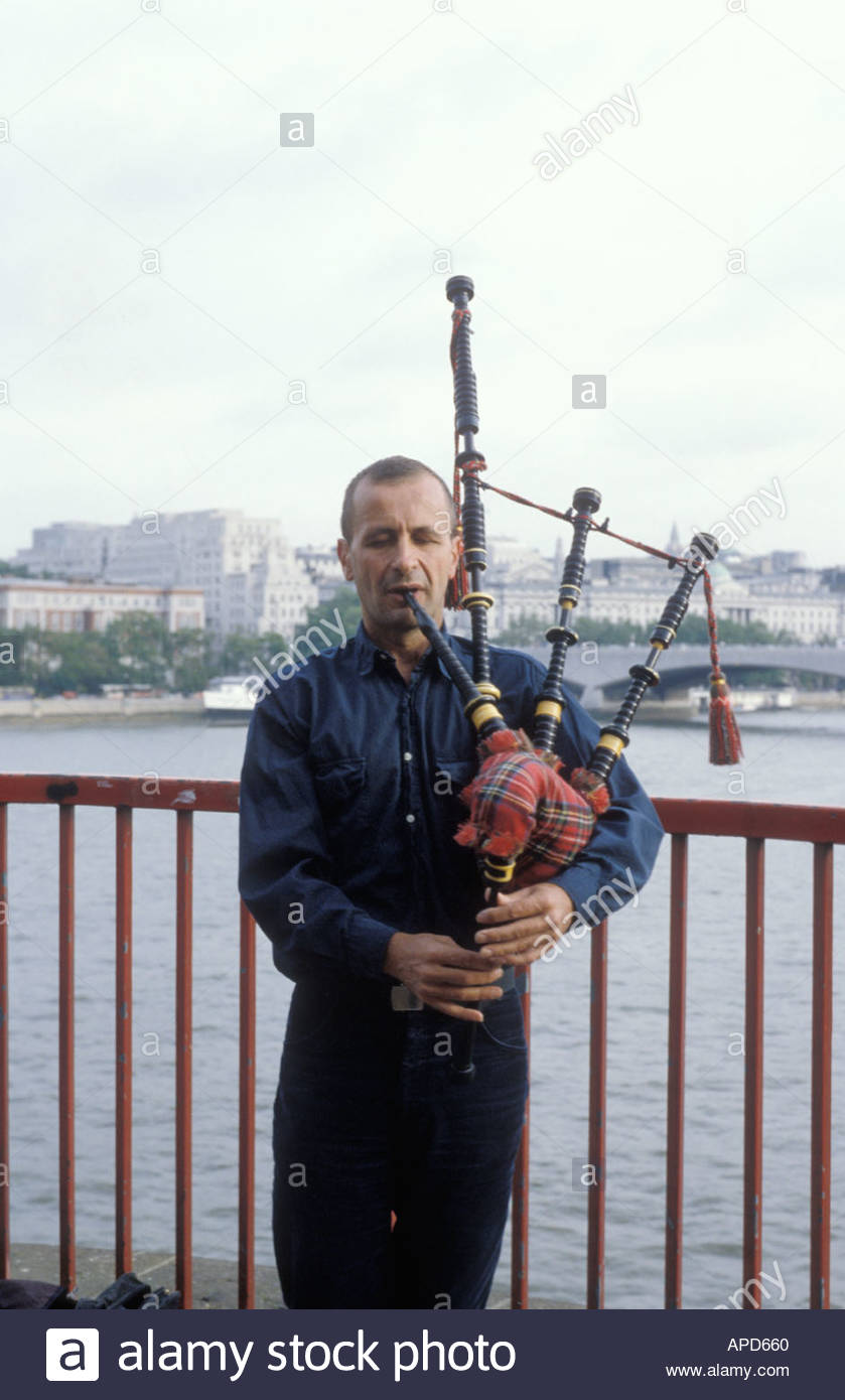 Man Playing Bagpipes High Resolution Stock Photography and Images - Alamy