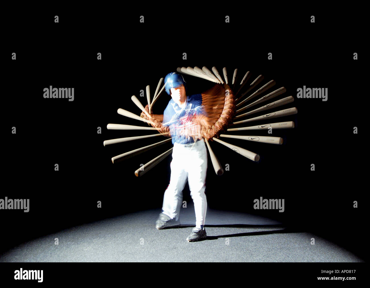 Baseball batter hitting hi-res stock photography and images - Alamy