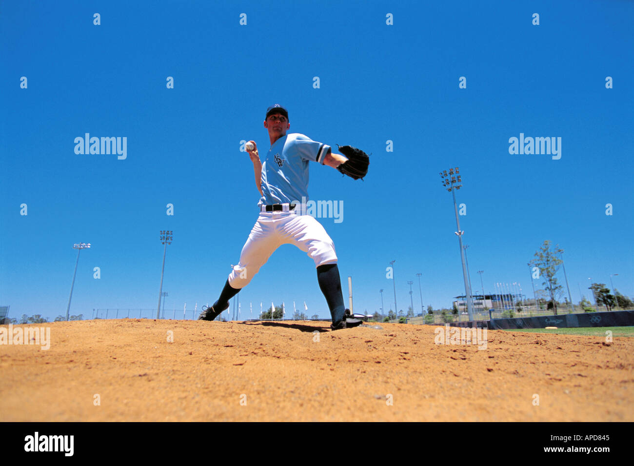 Male pitcher baseball hi-res stock photography and images - Alamy