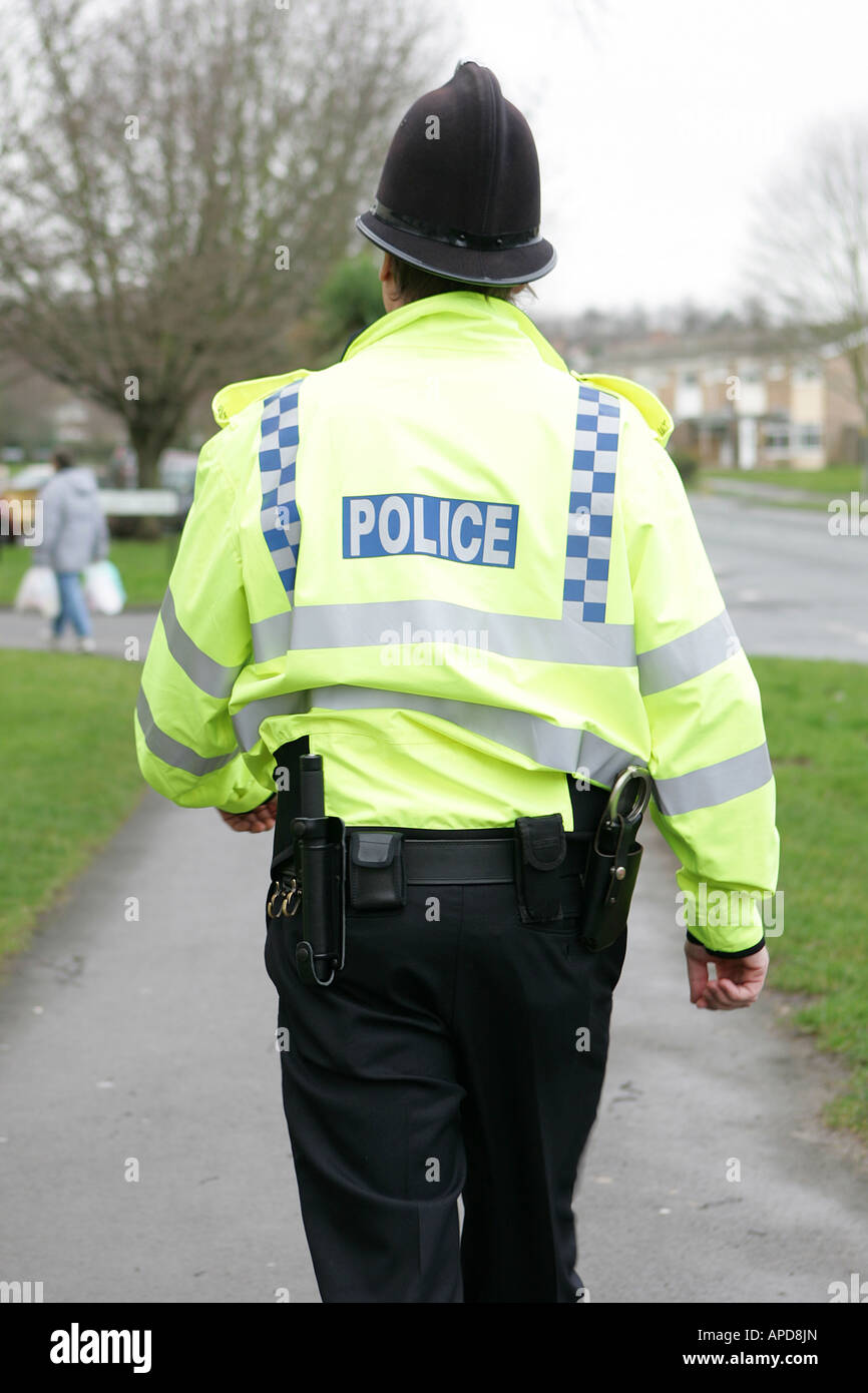 Police Officer Walking Stock Photo - Alamy