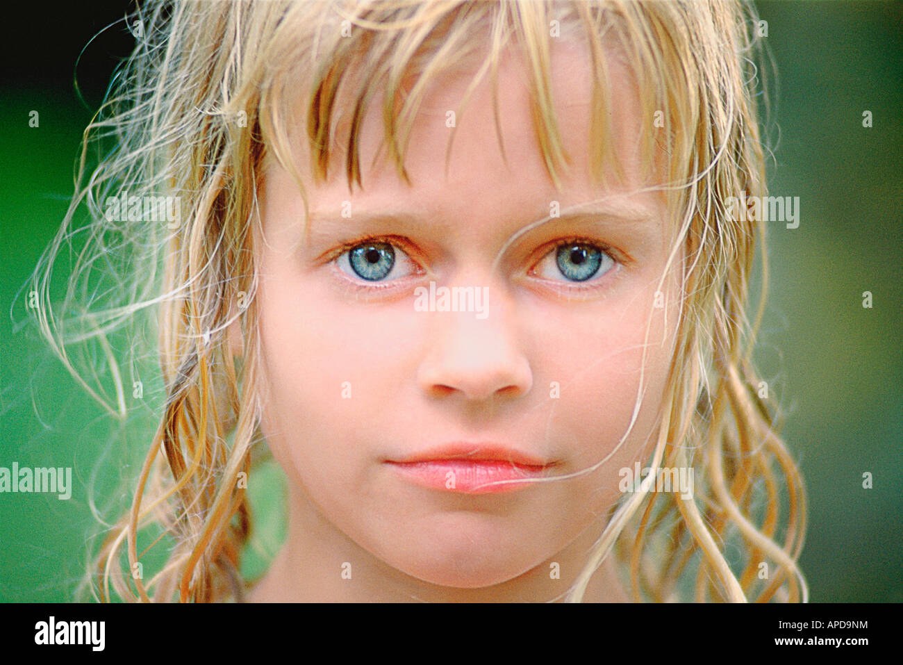 Portrait of a young girl Stock Photo - Alamy