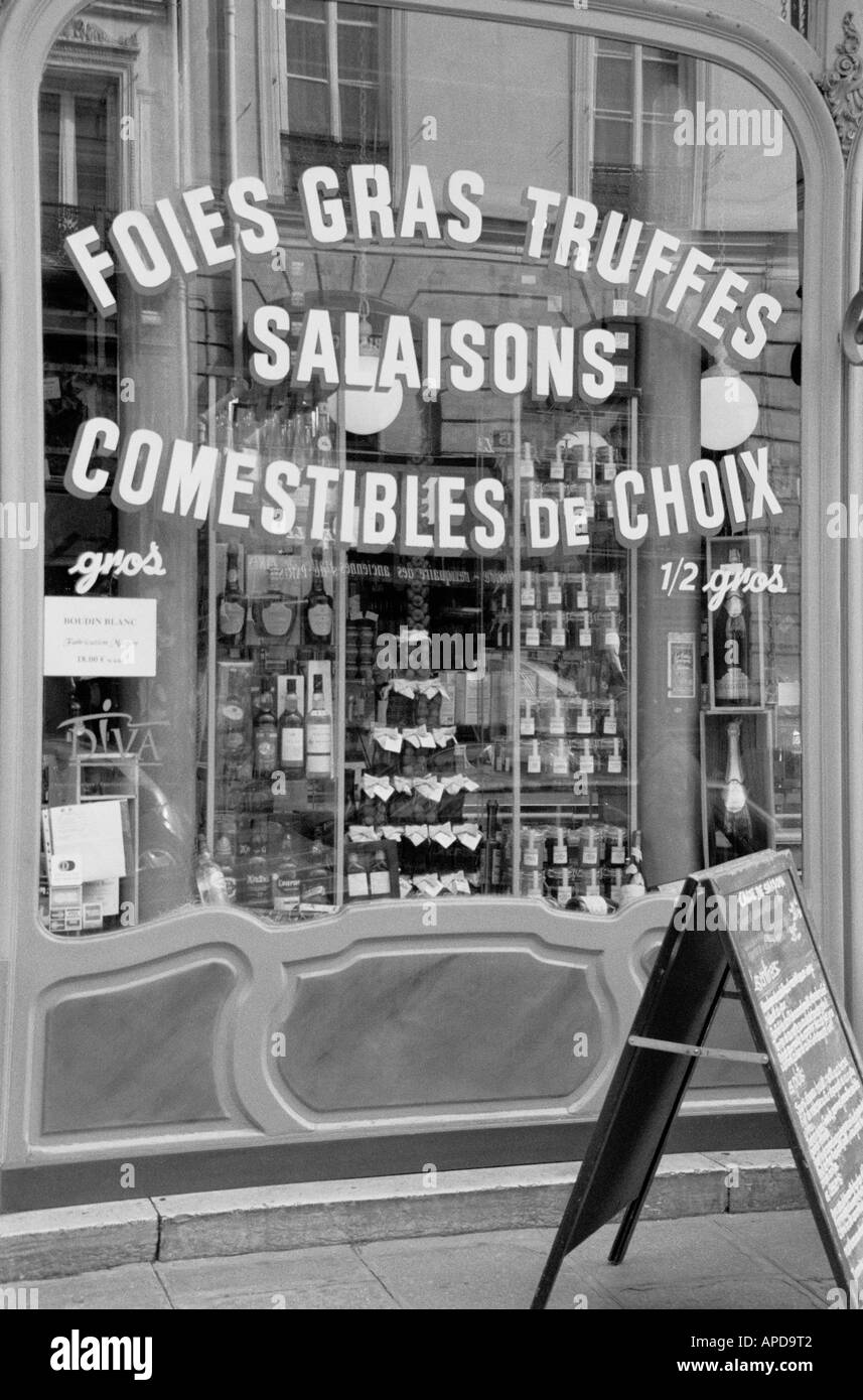 Foies Gras Shop Paris France Stock Photo - Alamy