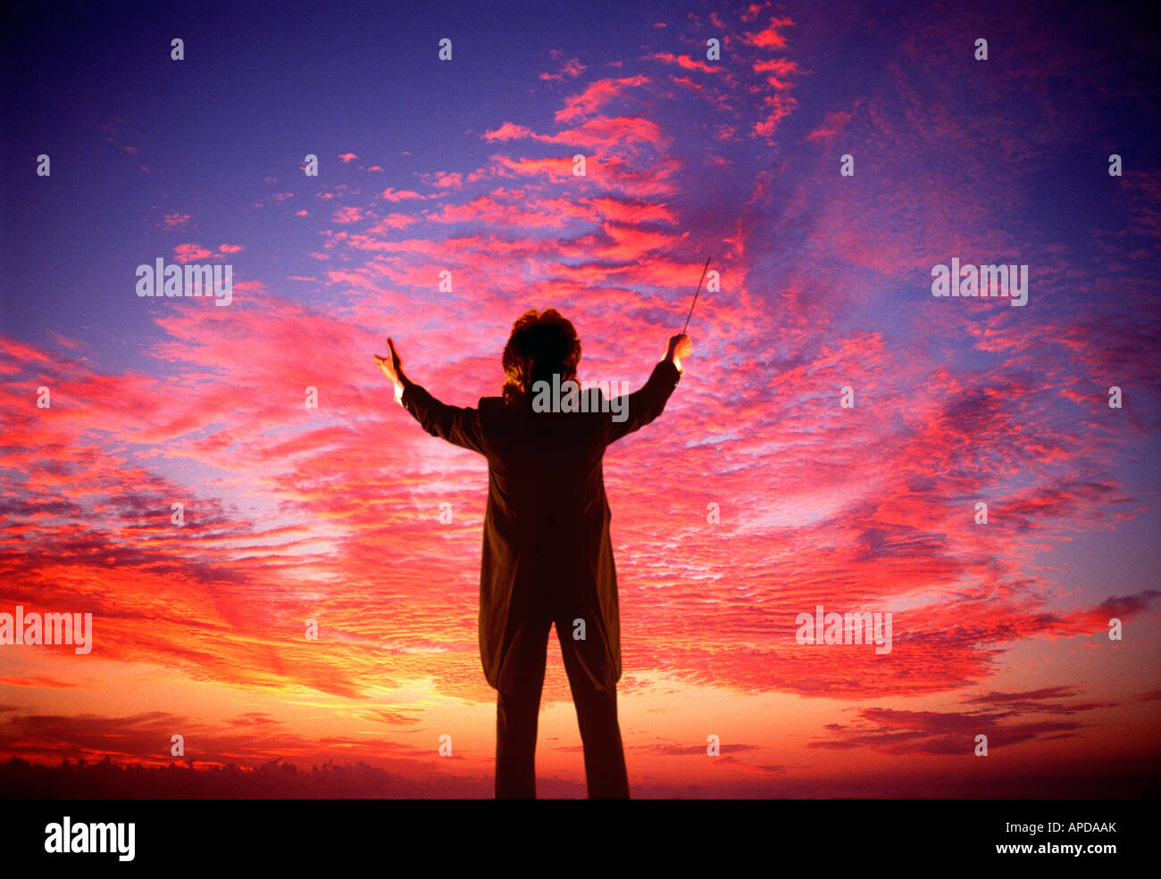 He is the conductor hi-res stock photography and images - Alamy