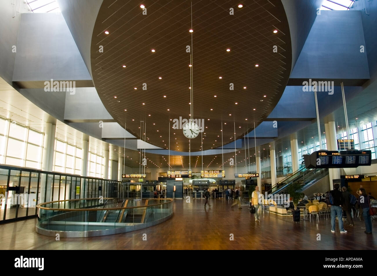 Copenhagen Airport Departure Area Stock Photo - Alamy