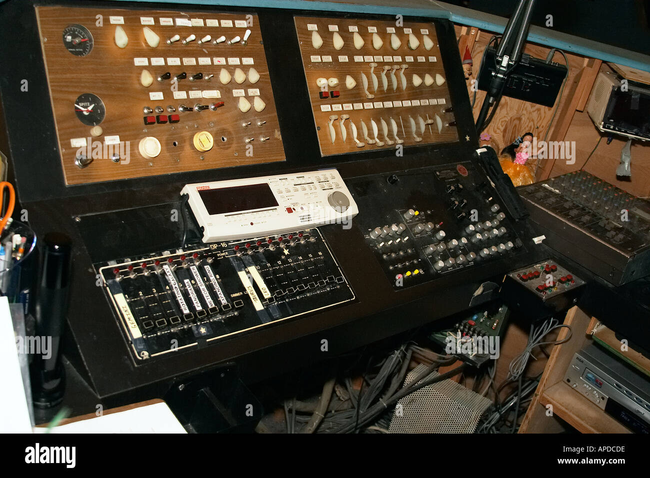 Planetarium control console Stock Photo - Alamy
