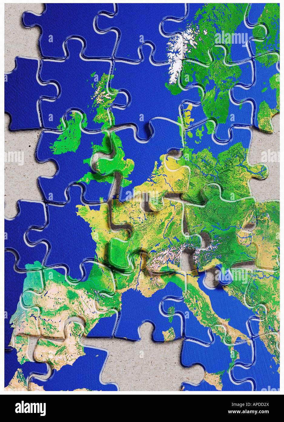 Europe map hi-res stock photography and images - Alamy