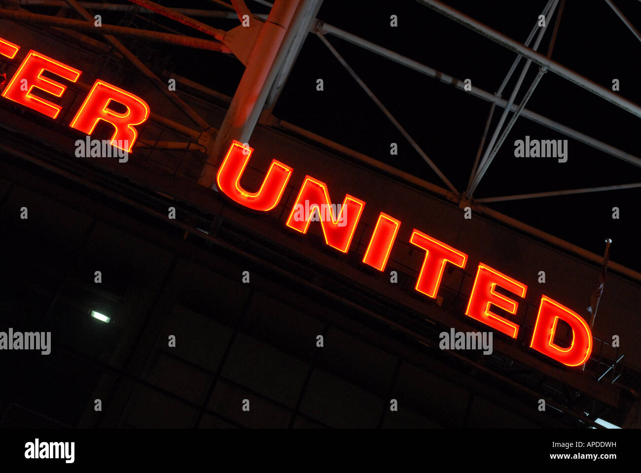 Manchester club neon hi-res stock photography and images - Alamy