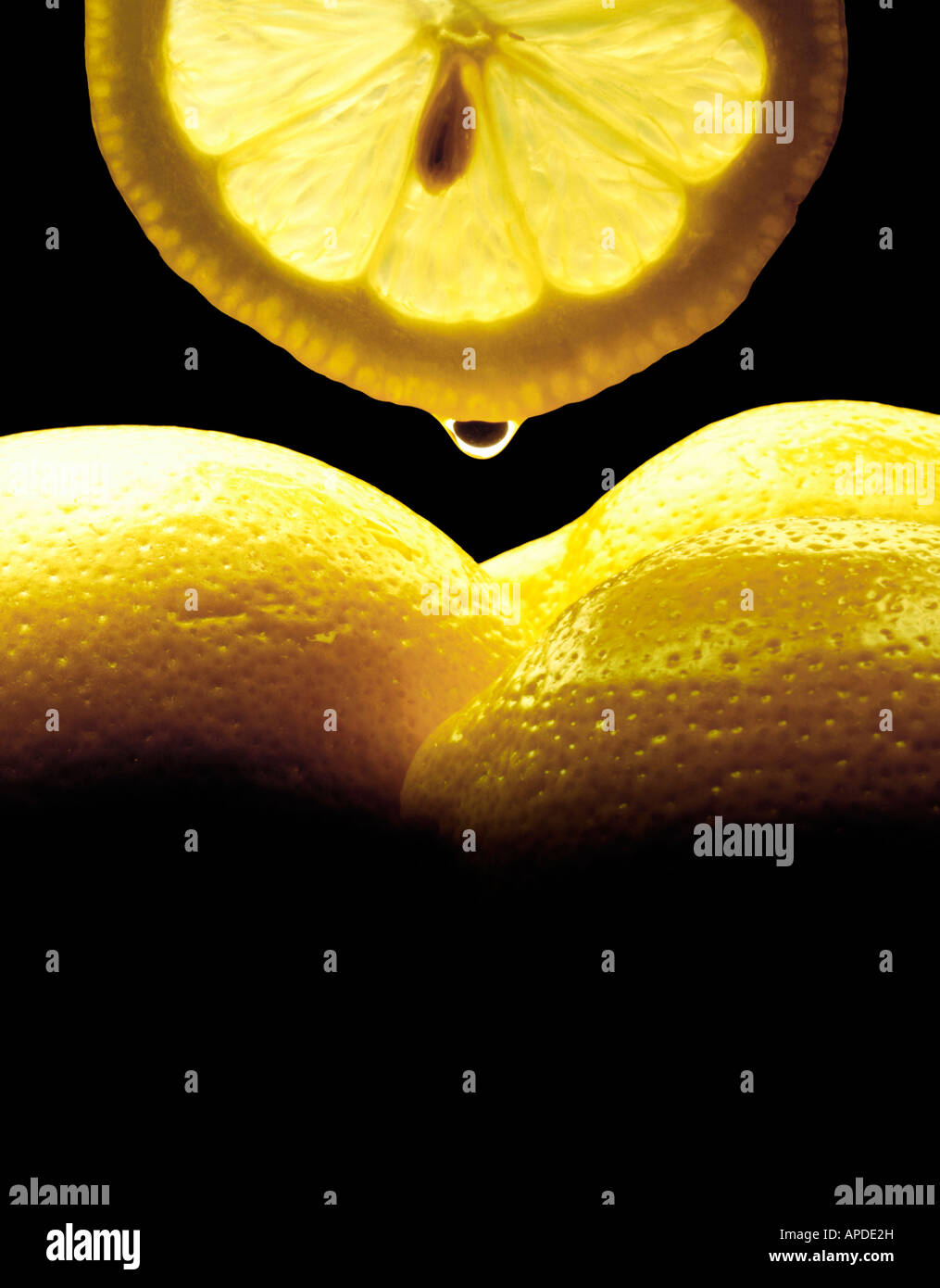 Lemon slice dripping hi-res stock photography and images - Alamy
