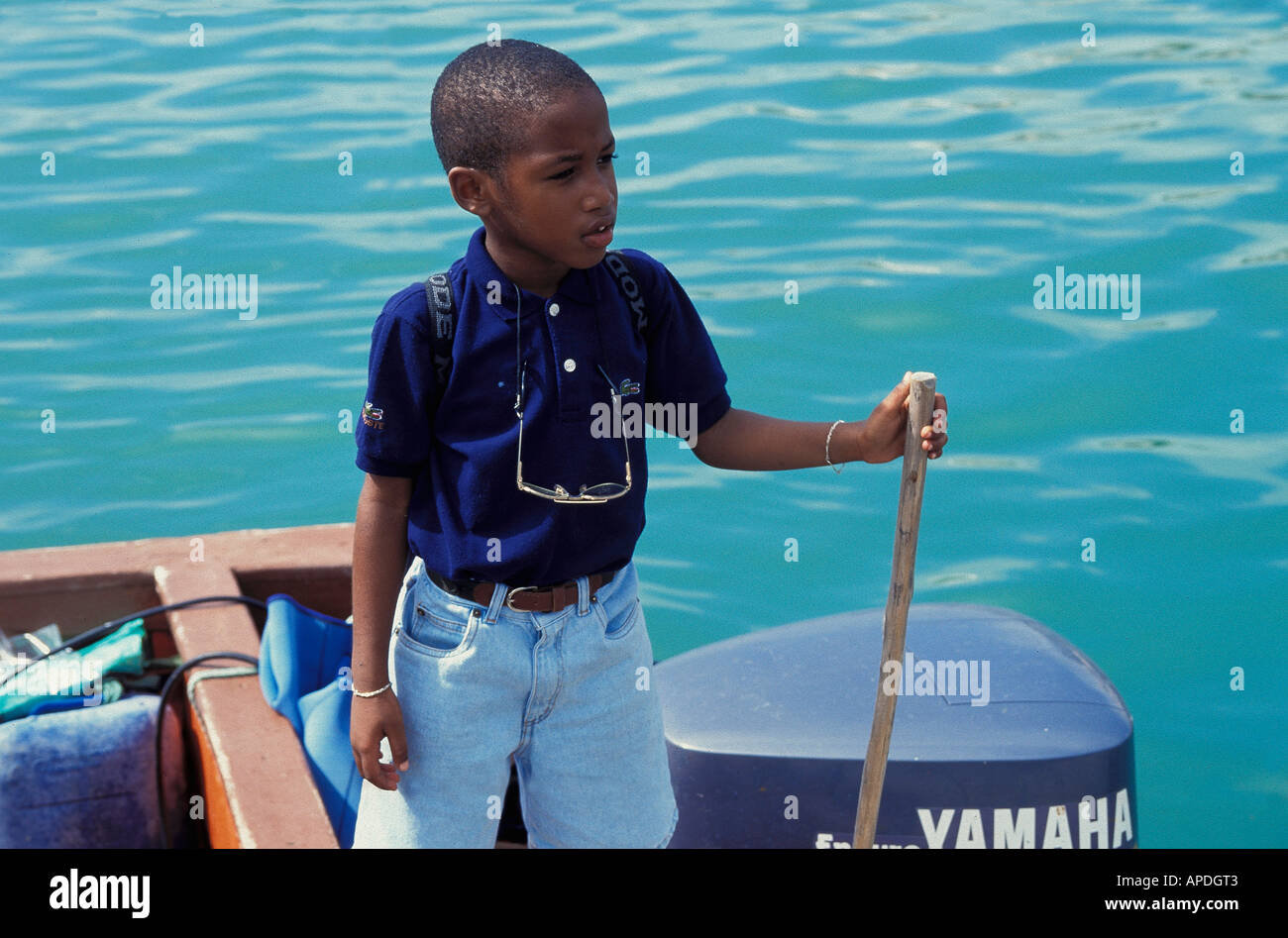 Boy, Guadeloupe Caribbean, America Stock Photo - Alamy