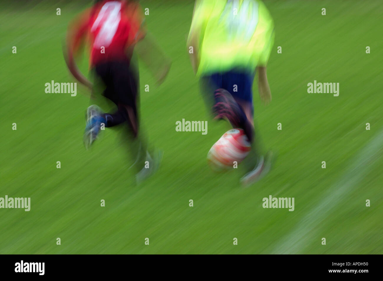 Football action shooting shoots kicking kicks color colour hi-res stock ...