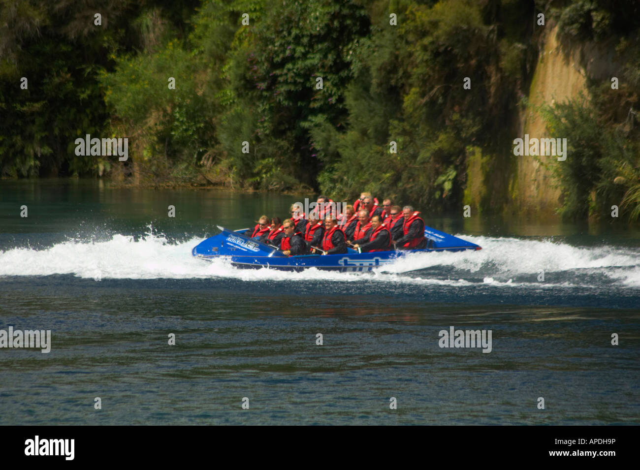Huka Jet, Huka Falls, Waikato River, Taupo, New Zealand Stock Photo - Alamy