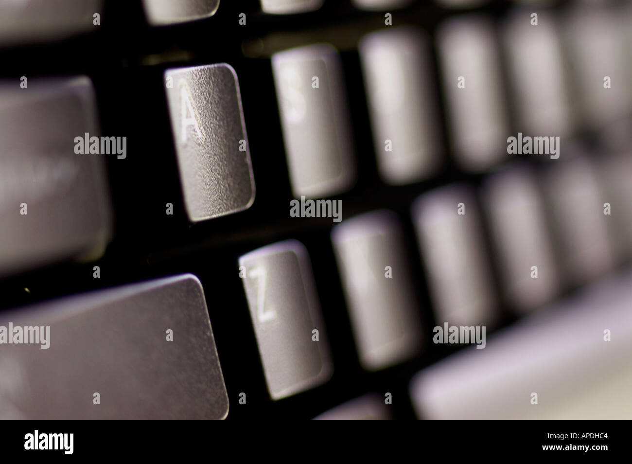 keyboard A and Z Stock Photo - Alamy