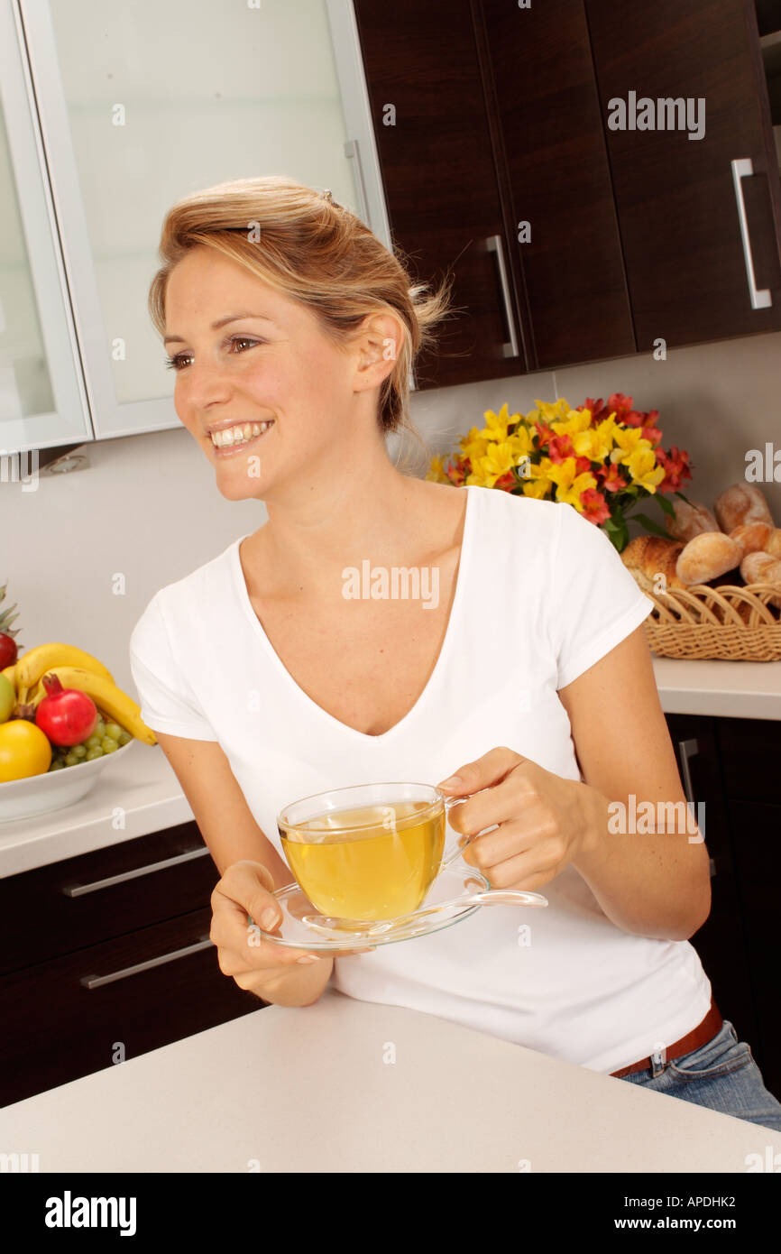 Drinking herbal tea hi-res stock photography and images - Alamy