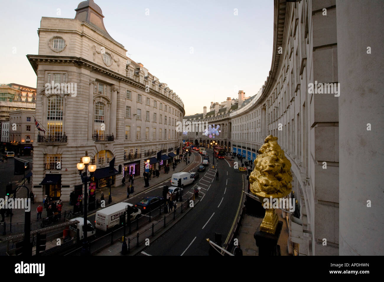 Roof top views of Regent Street London Stock Photo - Alamy