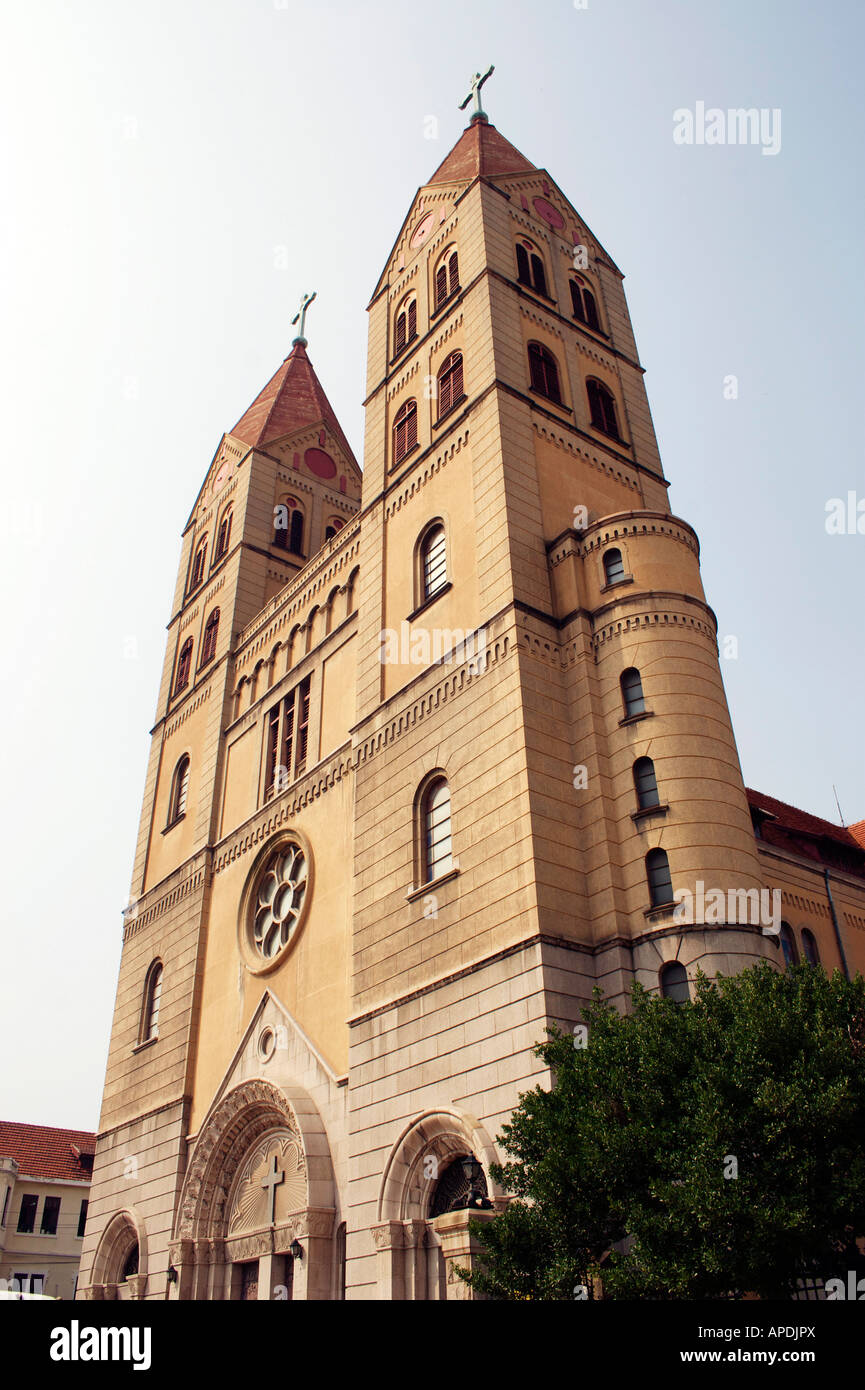 St Michael s catholic church built by the Germans in 1934 Qingdao ...