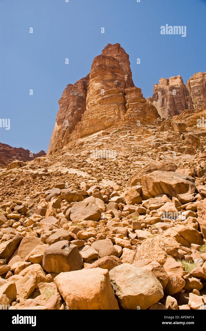 Wadi Rum, from Lawrence's waterhole, and spring, Hashemite Kingdom of ...
