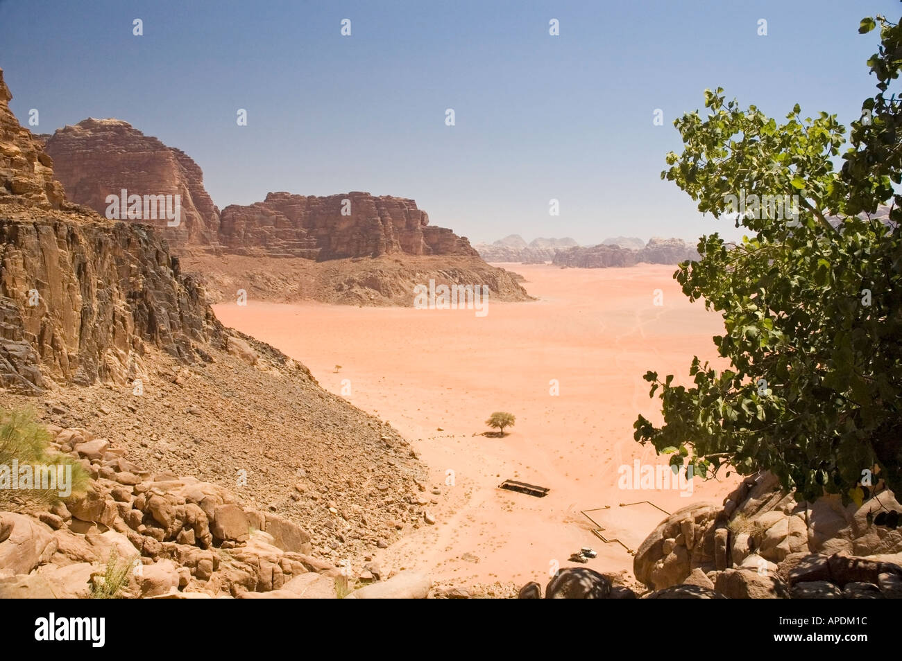 Wadi Rum, from Lawrence's waterhole, and spring, Hashemite Kingdom of ...