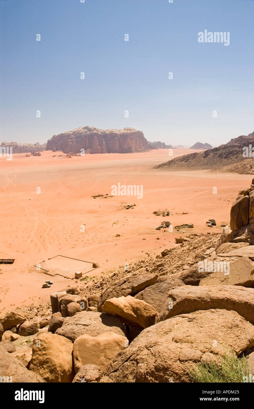 Wadi Rum, from Lawrence's waterhole, and spring, Hashemite Kingdom of ...