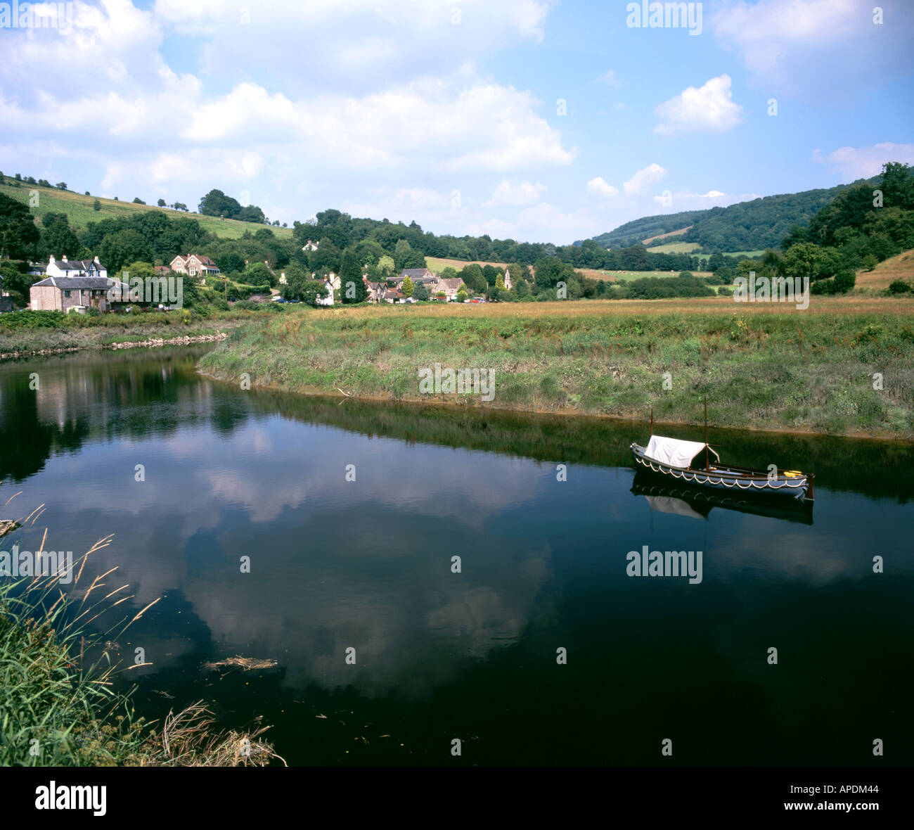 river wye tintern monmouthshire south wales Stock Photo - Alamy