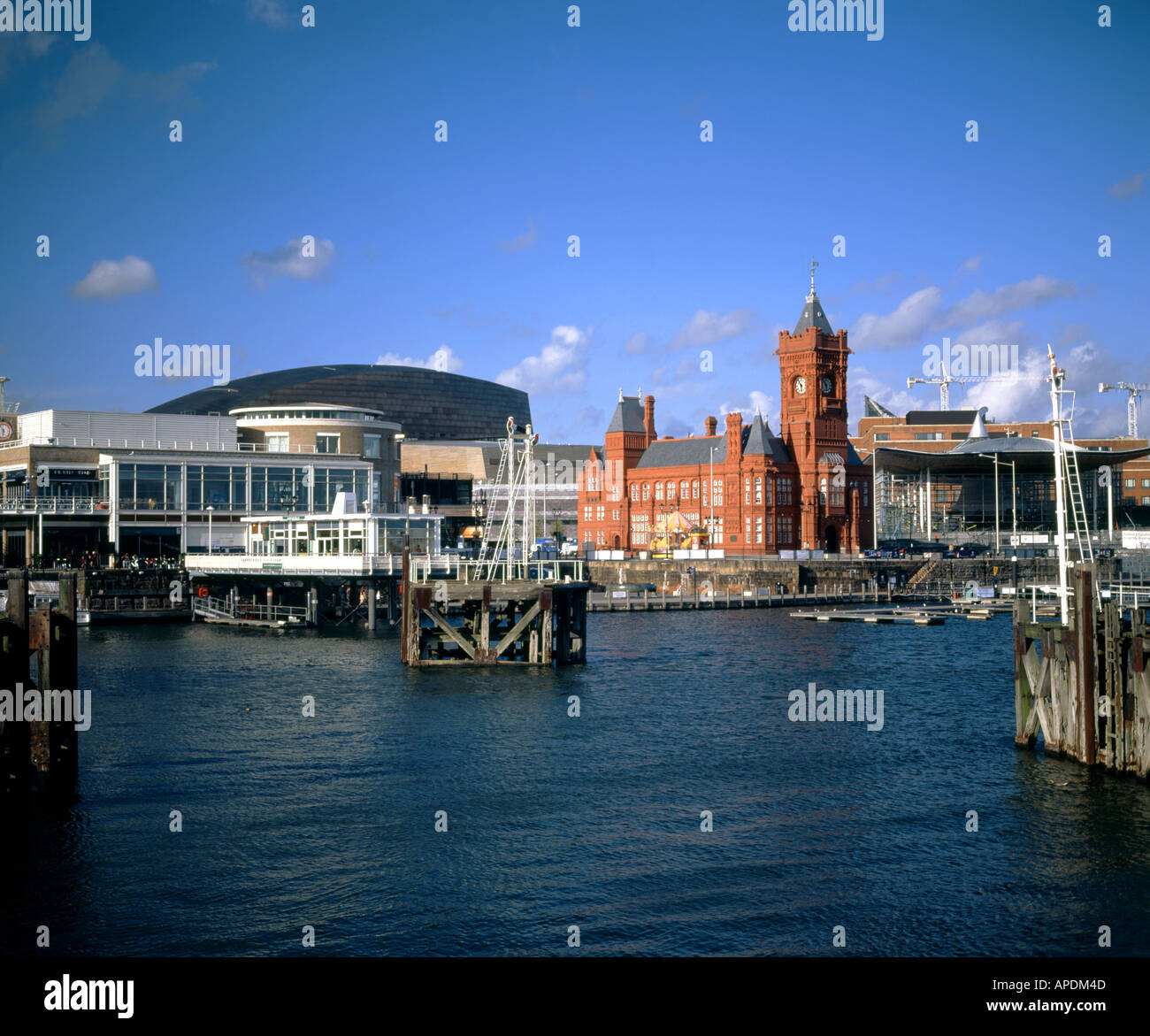 victoria pierhead building cardiff bay wales Stock Photo - Alamy