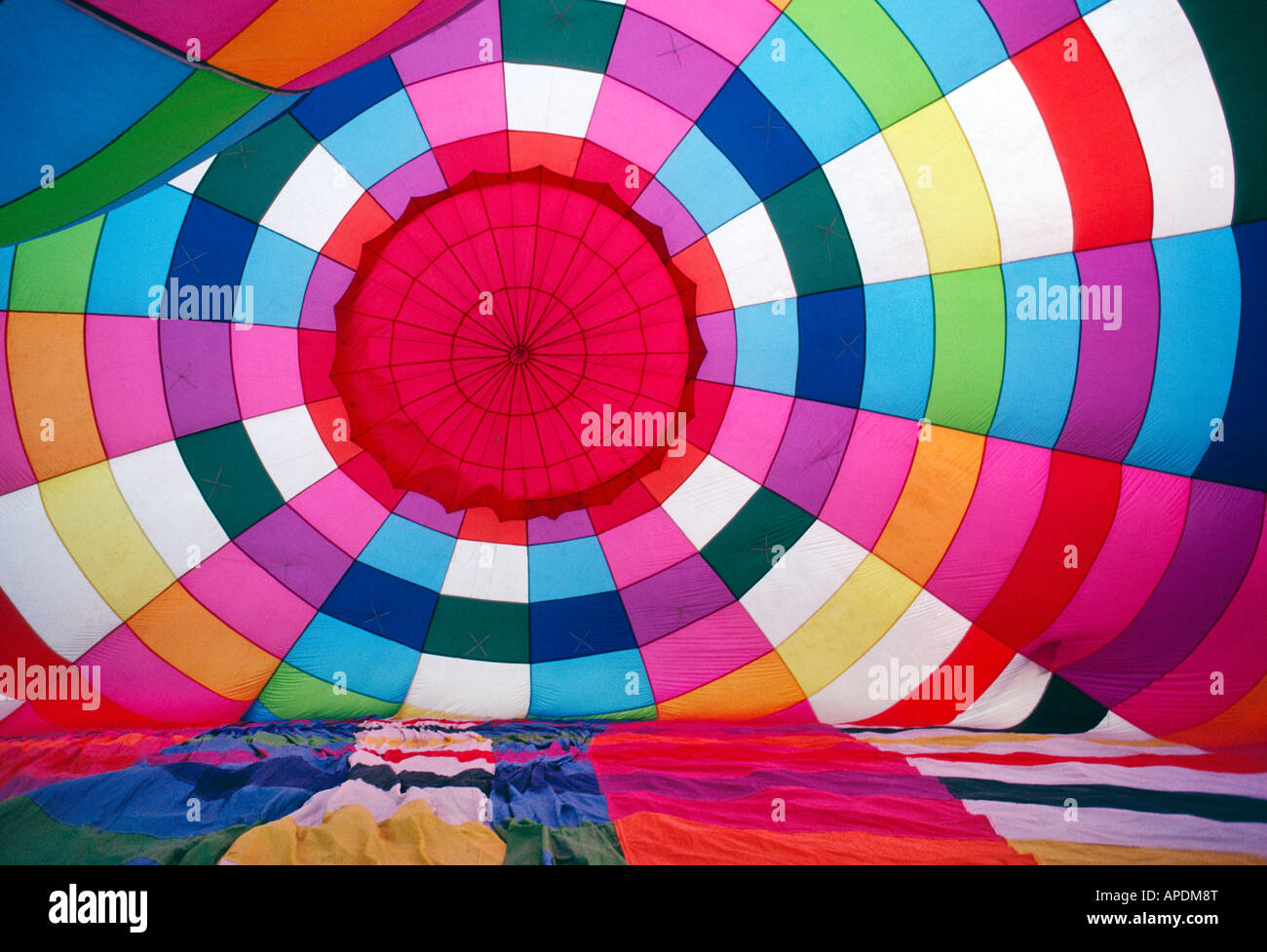 Inside hot air balloon Stock Photo - Alamy