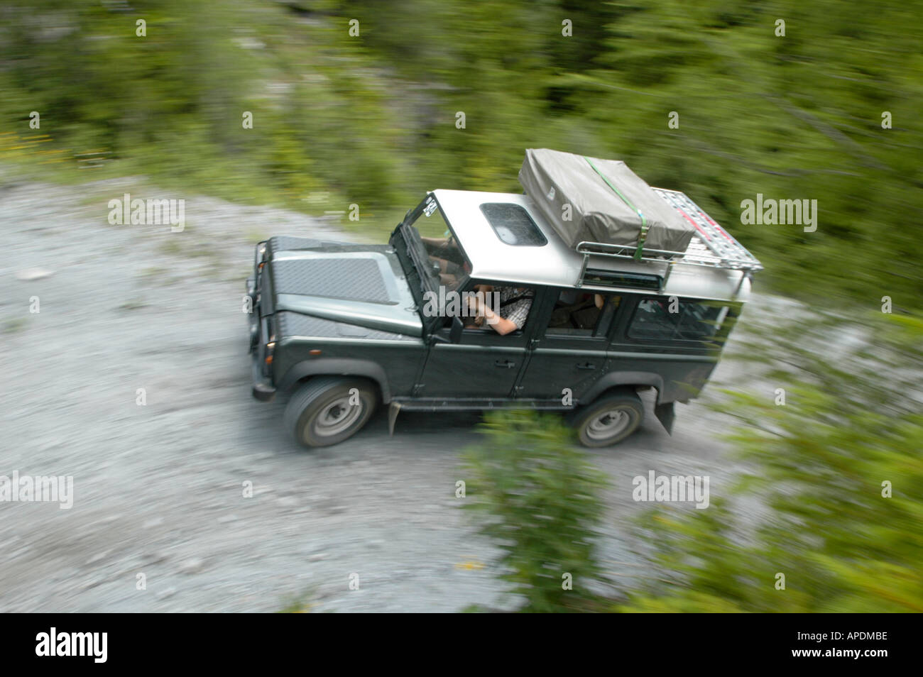 Land Rover Defender 110 Station Wagon TD5 Stock Photo - Alamy
