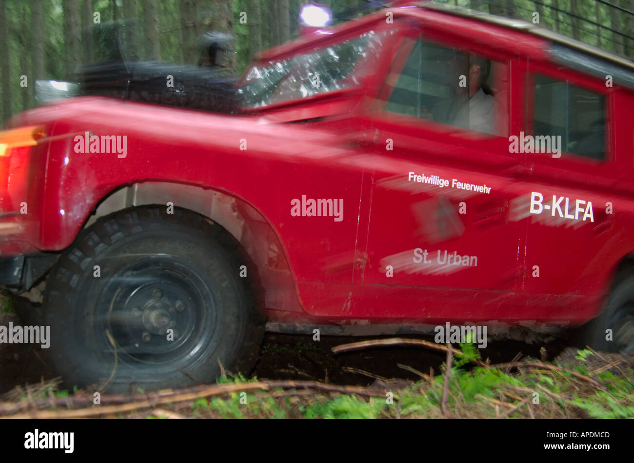 Land Rover Serie 2a 109 Station Wagon LWB as a fire engine with pump ...