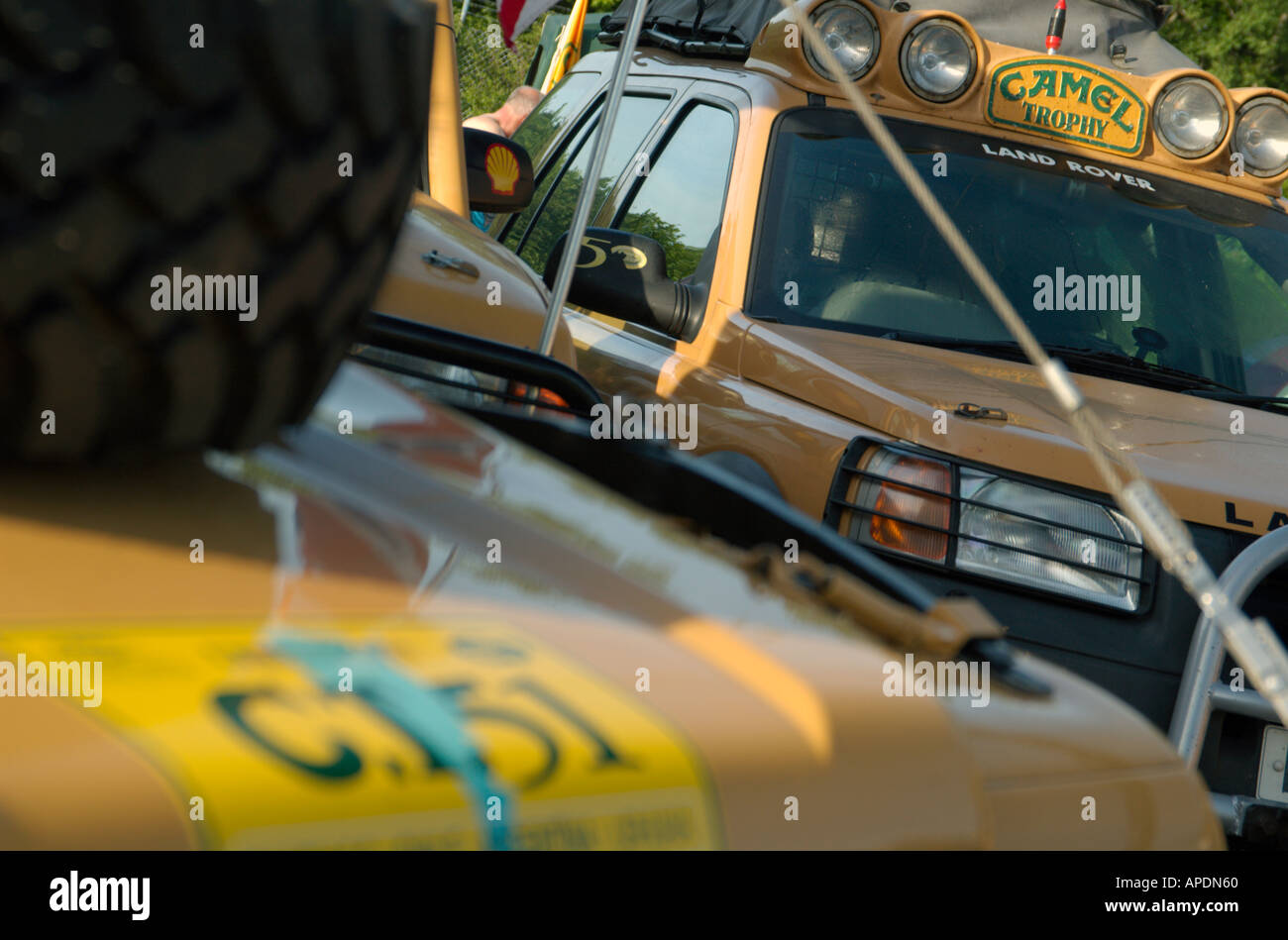Camel Trophy Land Rover Defender Stock Photo - Alamy
