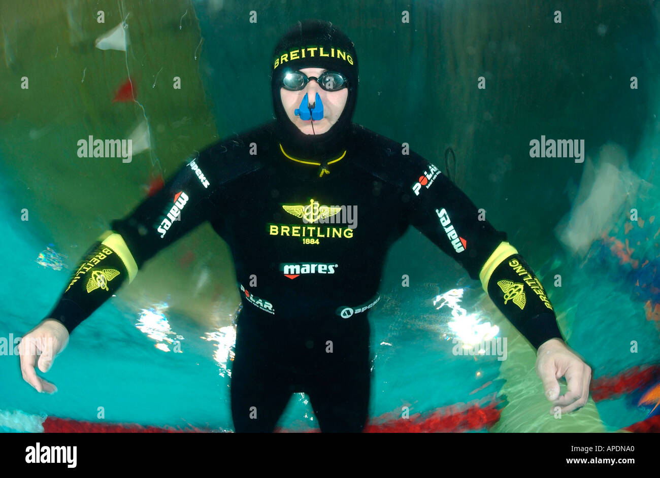 FREEDIVING TRAINING ACTION Stock Photo - Alamy