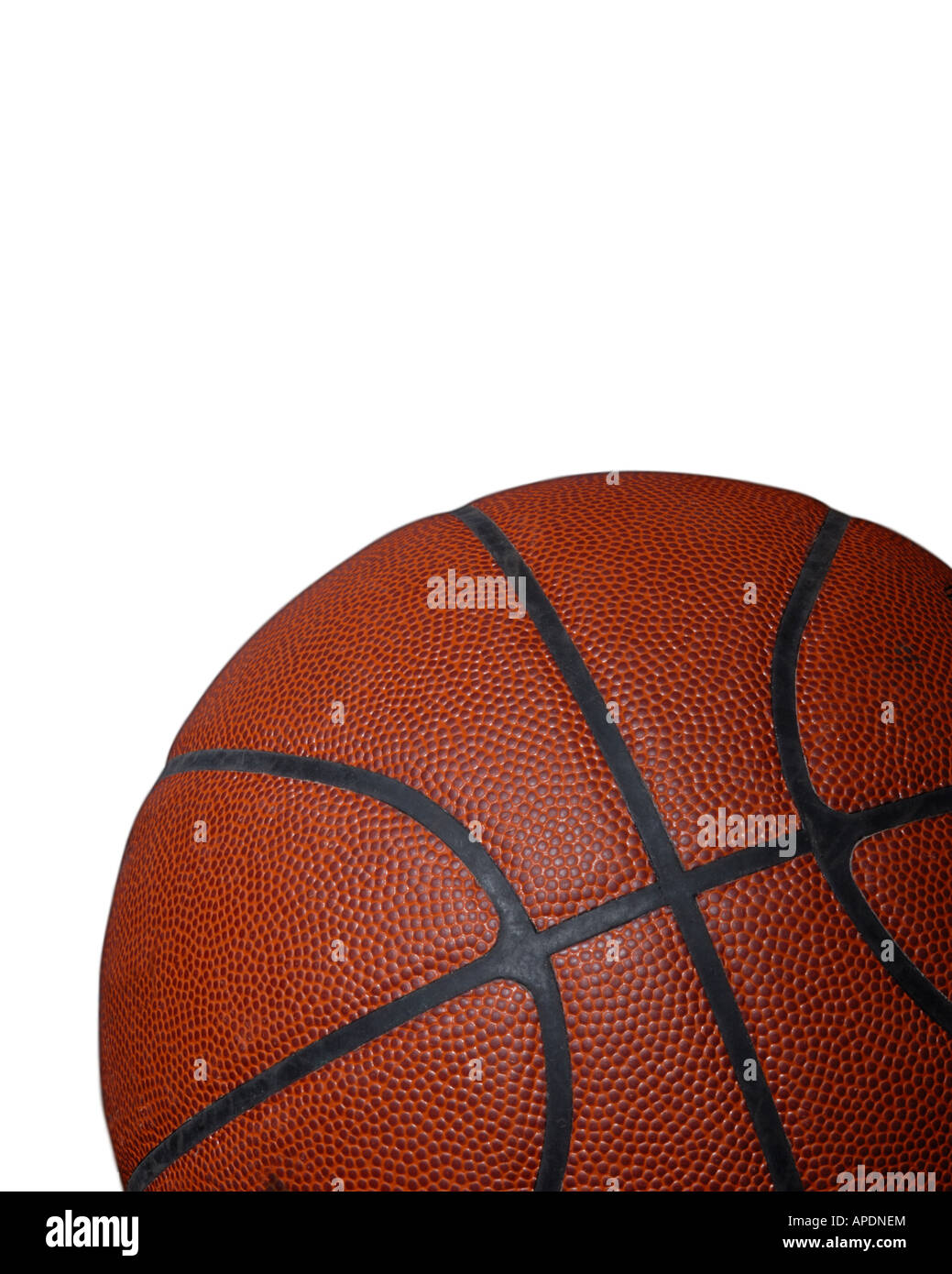 basketball on a white background Stock Photo - Alamy