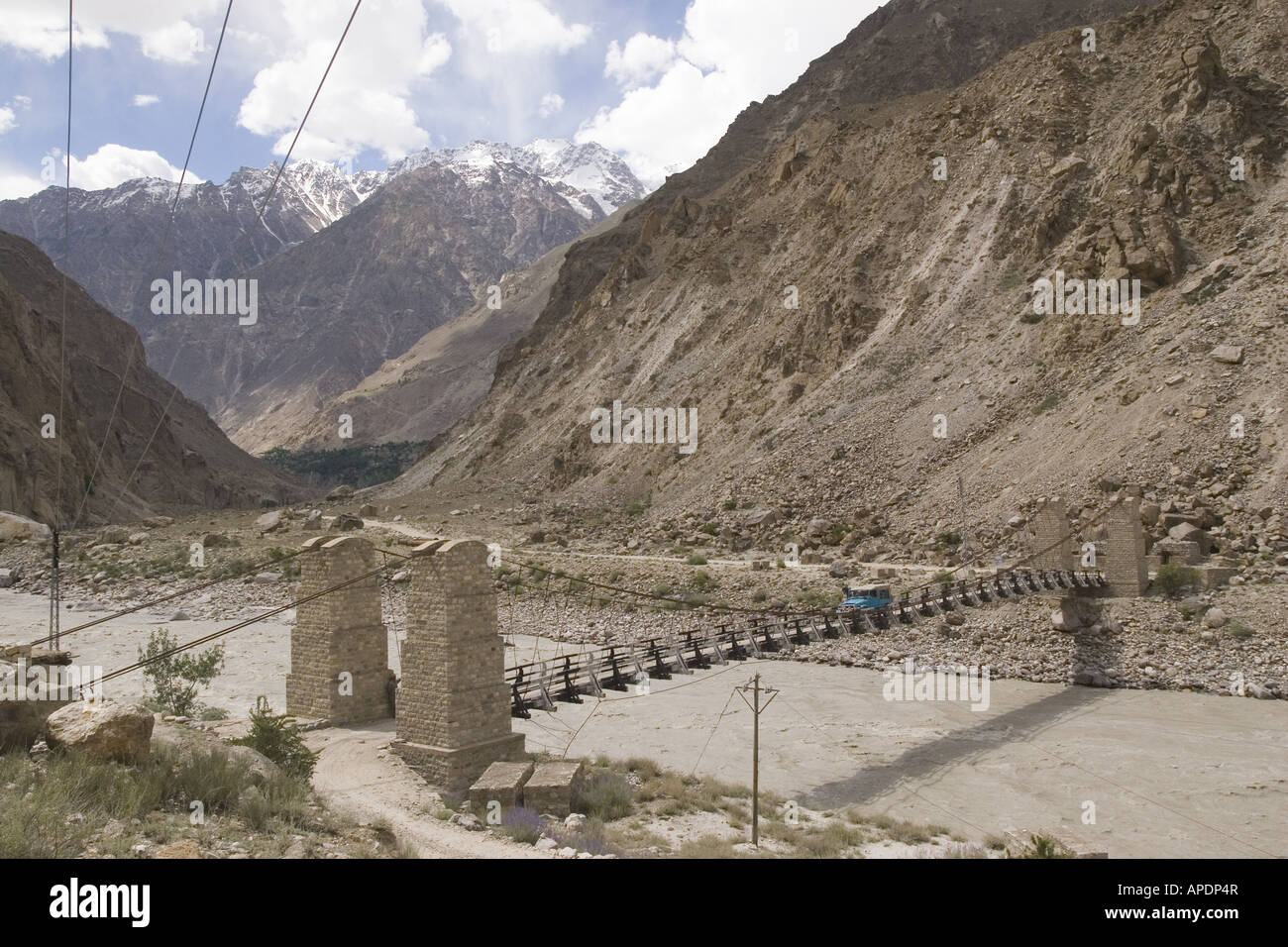 Indus river bridge hi-res stock photography and images - Alamy
