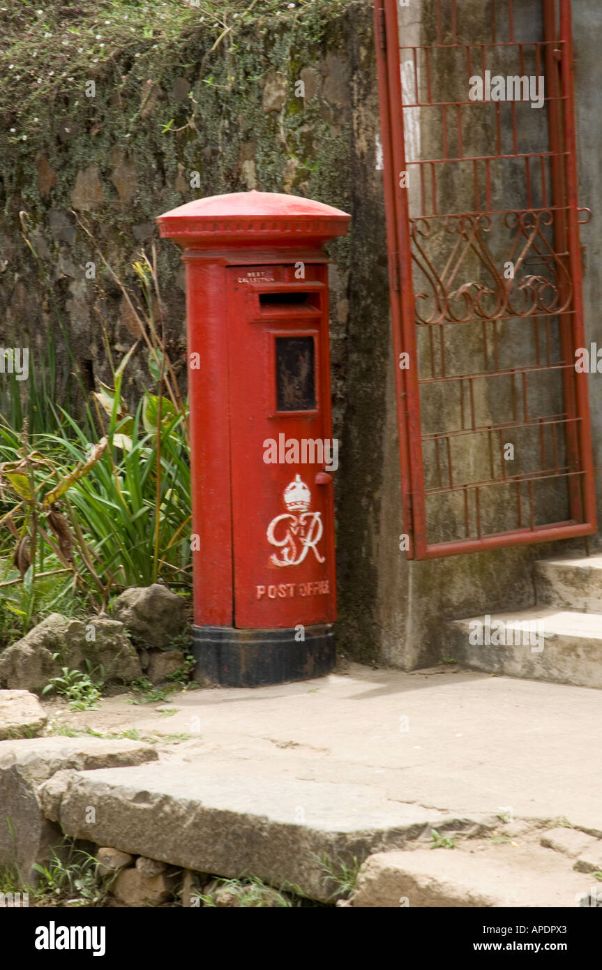 Original British King George VI post box from colonial times, Haputale ...