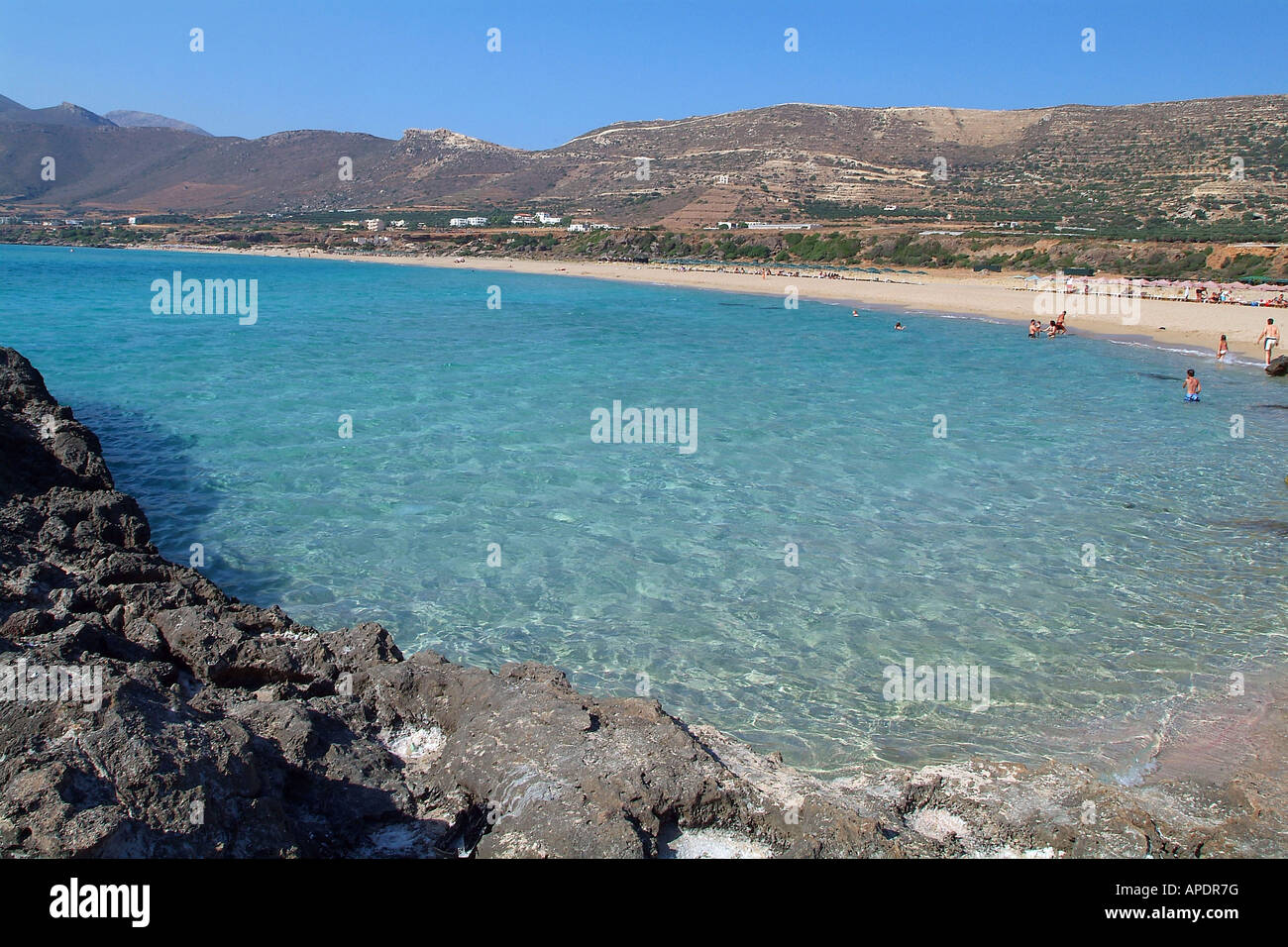 Falasarna beach in Crete, Greece Stock Photo - Alamy