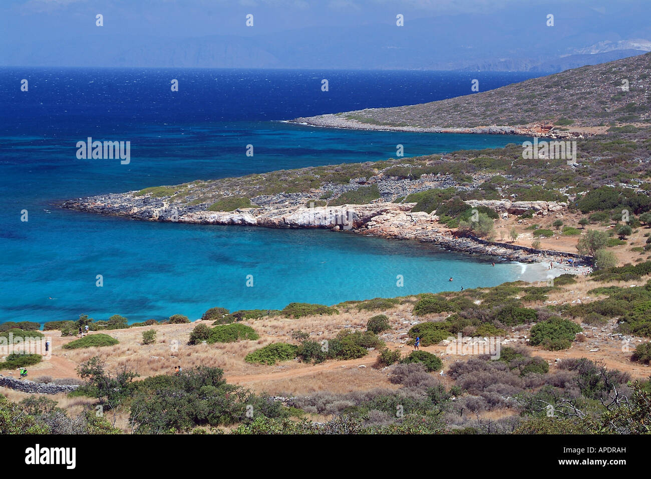 Beautiful beach in Crete, Greece Stock Photo - Alamy