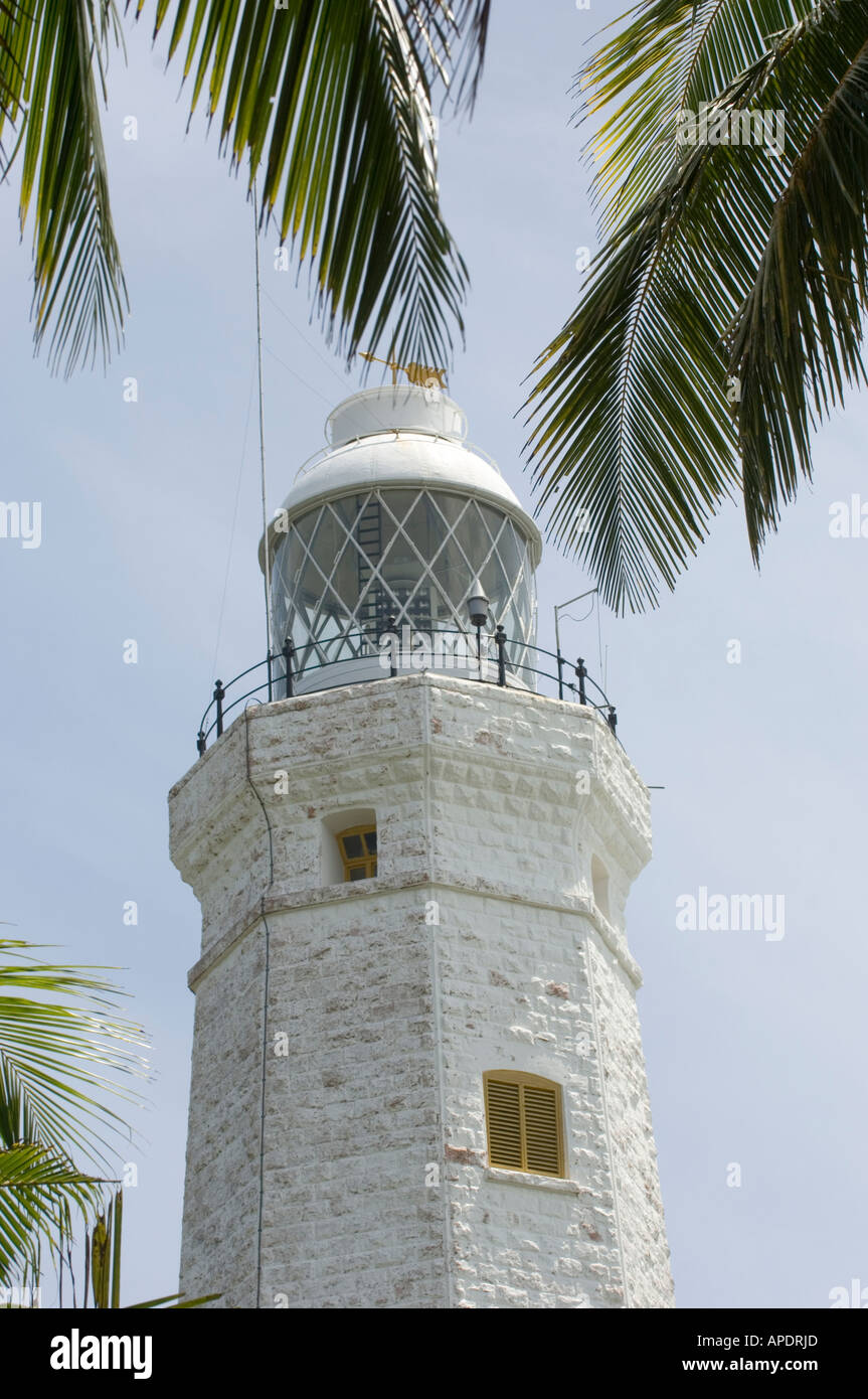 Dondra lighthouse (1889) built during British colonial days. Near ...