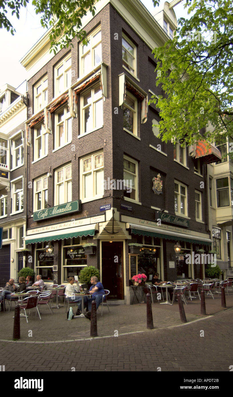 Dutch Cafe Amsterdam the Netherlands Holland city Stock Photo - Alamy