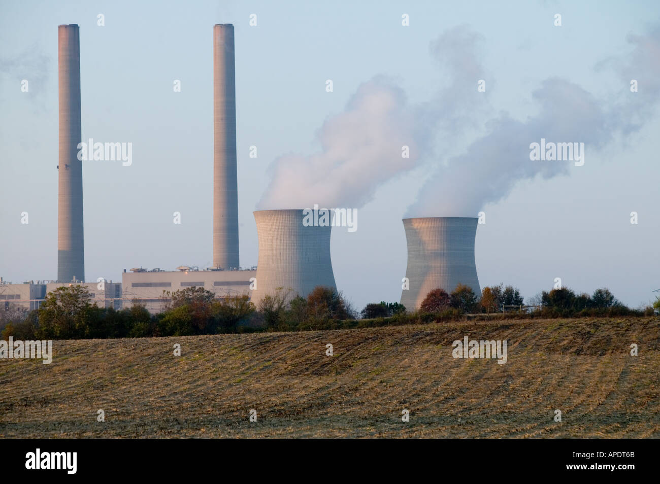 power plant pollution environment 6 Stock Photo - Alamy